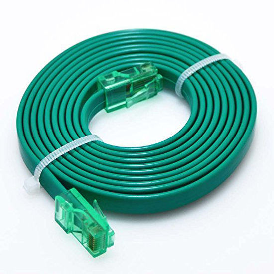 GetUSCart- CableRack 25ft RJ45 to RJ45 Rollover Console Cable for Cisco ...