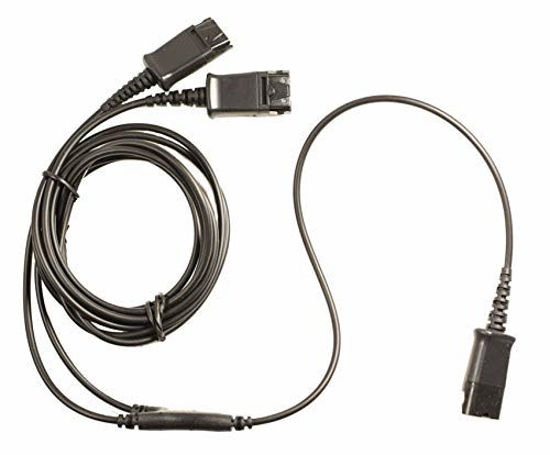 GetUSCart- Call Center Headset QD Cable Y Splitter Adapter Trainer ...