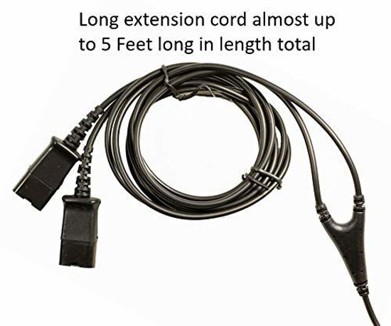 GetUSCart- Call Center Headset QD Cable Y Splitter Adapter Trainer ...