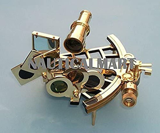 GetUSCart- 10" Brass Astrolabe Sextant by Nauticalmart
