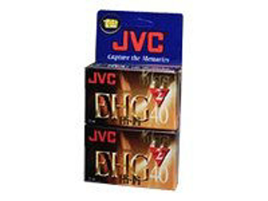 GetUSCart- JVC 40-Minute VHS-C Camcorder Tapes (2 Pack) (TC40EHGBH2)