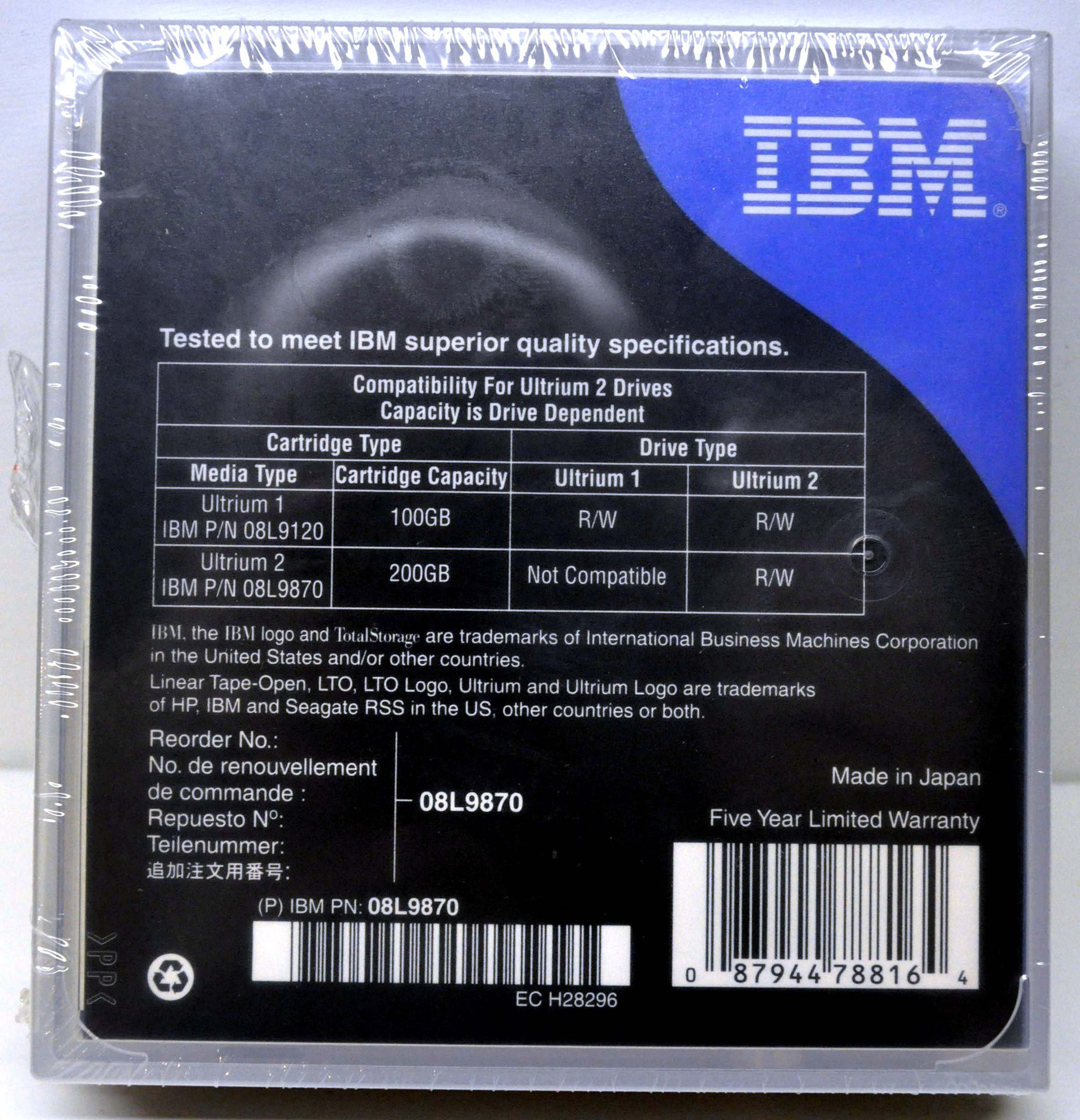 GetUSCart- TotalStorage LTO Ultrium 200 GB Data Cartridge
