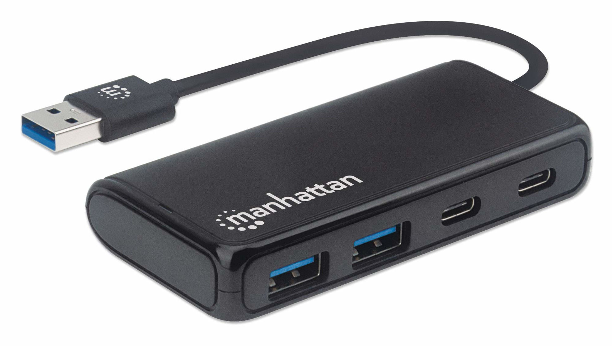 GetUSCart- Manhattan 4-Port Superspeed USB Hub Supporting 5 Gbps ...