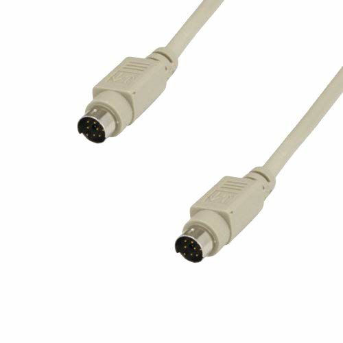 GetUSCart- Kentek 25 Feet FT Mini DIN8 Cable Cord 28 AWG Molded Serial ...