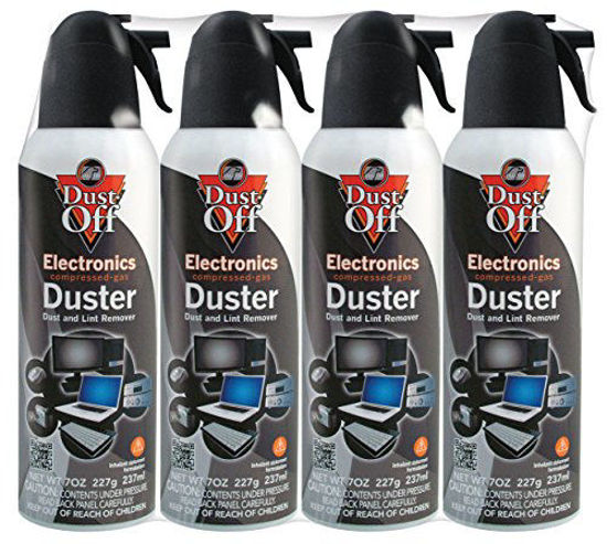 GetUSCart- Dust-Off DPSM4 Disposable Duster, 7 oz. - Pack of 4