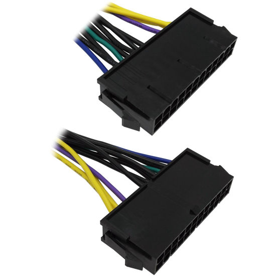 GetUSCart- COMeap 24 Pin to 18 Pin ATX PSU Power Adapter Cable for HP ...