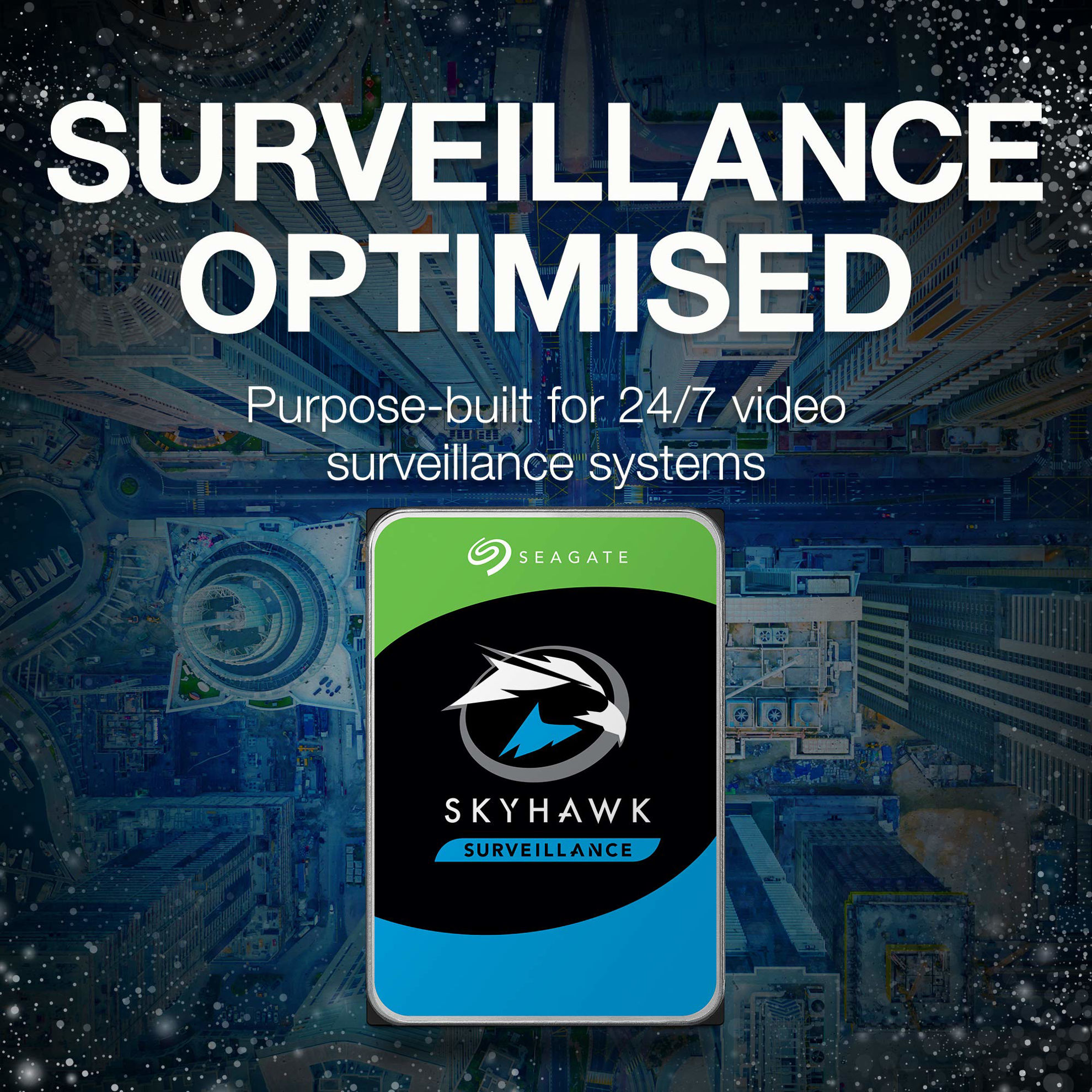 GetUSCart- Seagate SkyHawk 2TB Surveillance Internal Hard Drive HDD - 3 ...