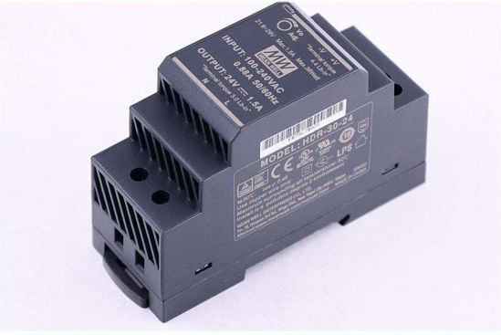 GetUSCart- Ultra Slim Step-Shape 2SU DIN Rail Power Supply, 24V 1.5A 36W