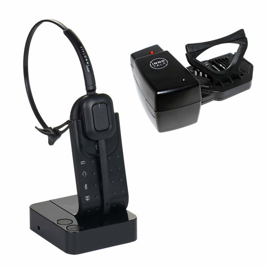 GetUSCart- Wireless Headset with Remote Hook ON and Off Handset Lifter ...