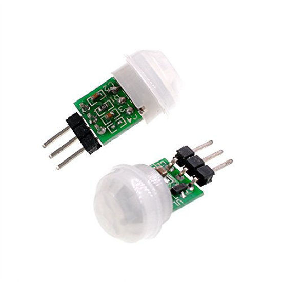GetUSCart- Oiyagai 2pcs AM312 Mini Pyroelectric PIR Sensor Module ...