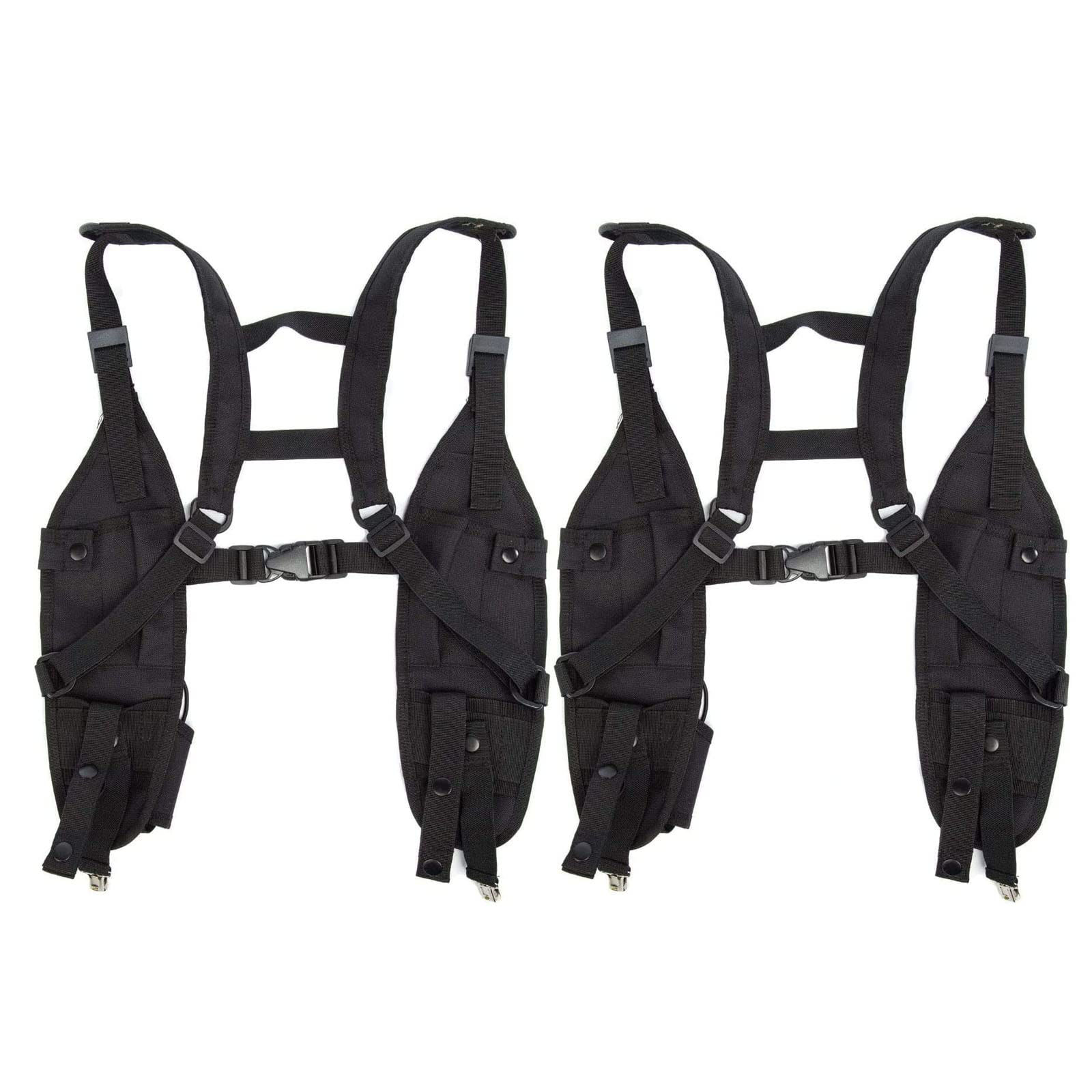 GetUSCart- 2 Pack Radio Shoulder Harness Holster Chest Holder Universal ...