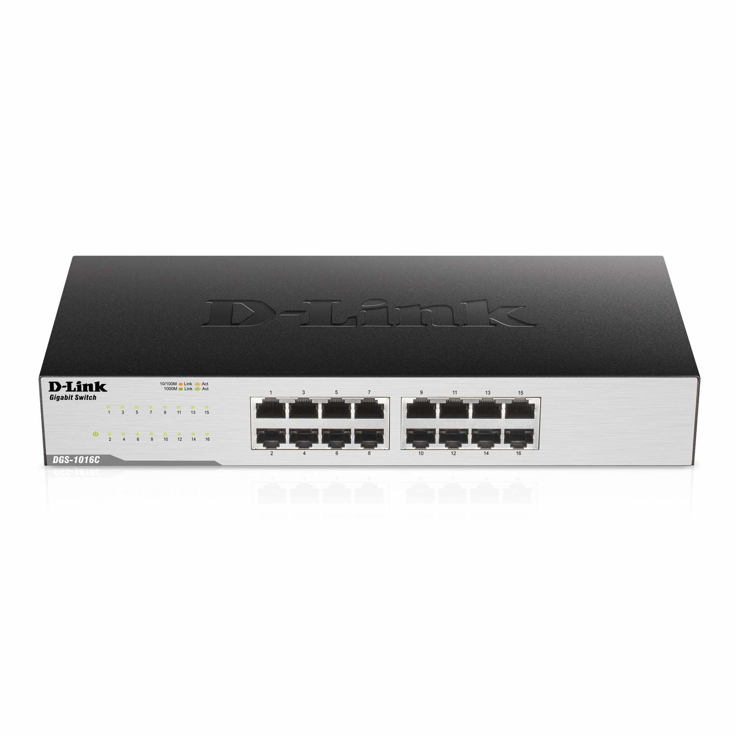 GetUSCart- D-Link Ethernet Switch, 16 Port Gigabit Unmanaged Network ...