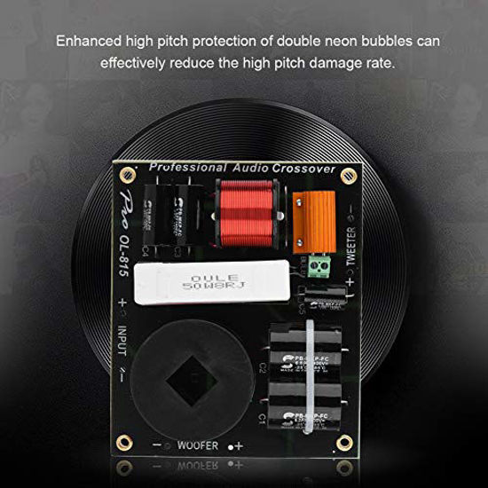 GetUSCart- 2-Way Speaker Divider, 500W Long Durability Crossover Filter ...