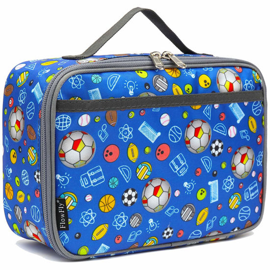 GetUSCart- FlowFly Kids Lunch box Insulated Soft Bag Mini Cooler Back to School Thermal Meal ...