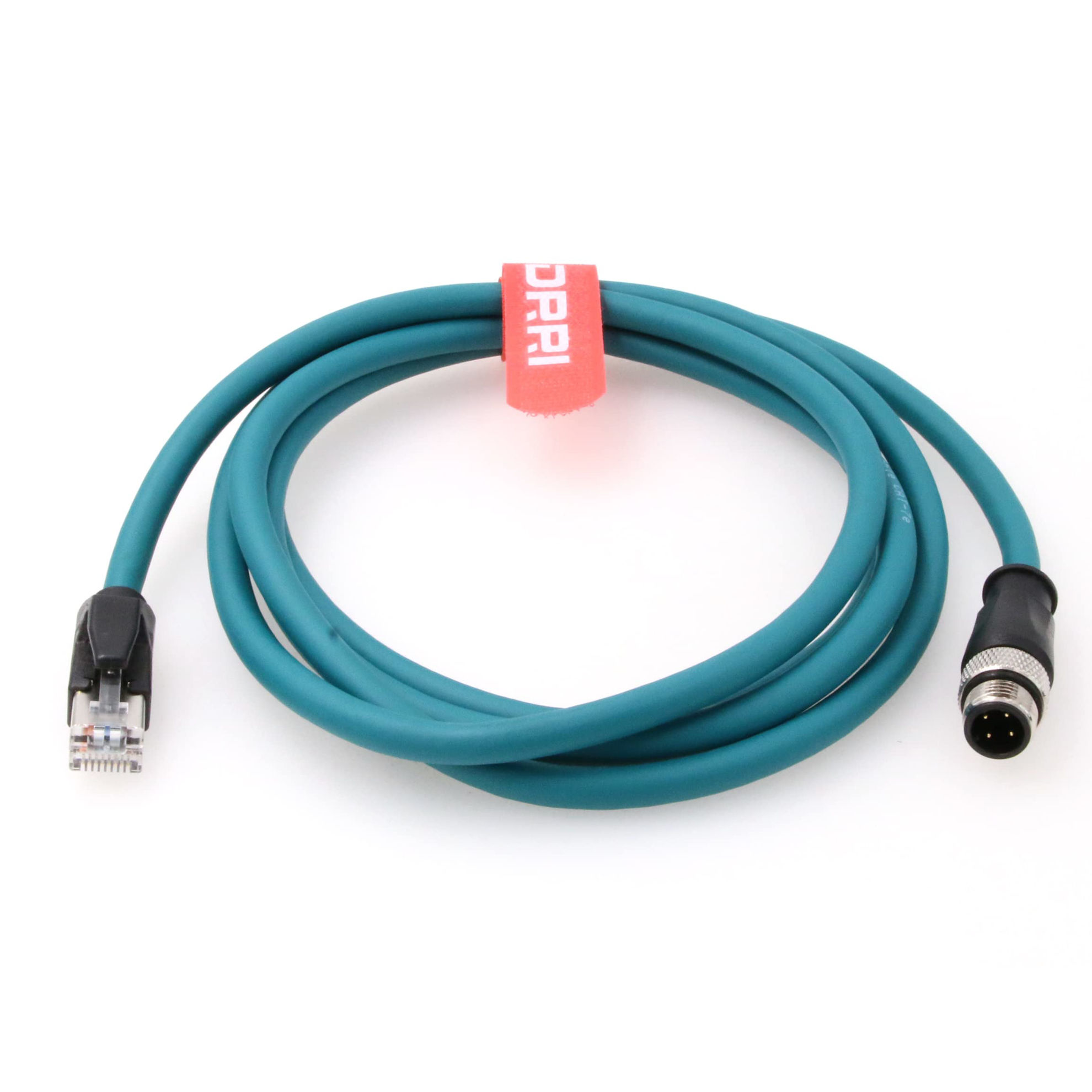 GetUSCart- DRRI M12 4pin D-Code Male to RJ45 Ethernet Connector CAT5 ...