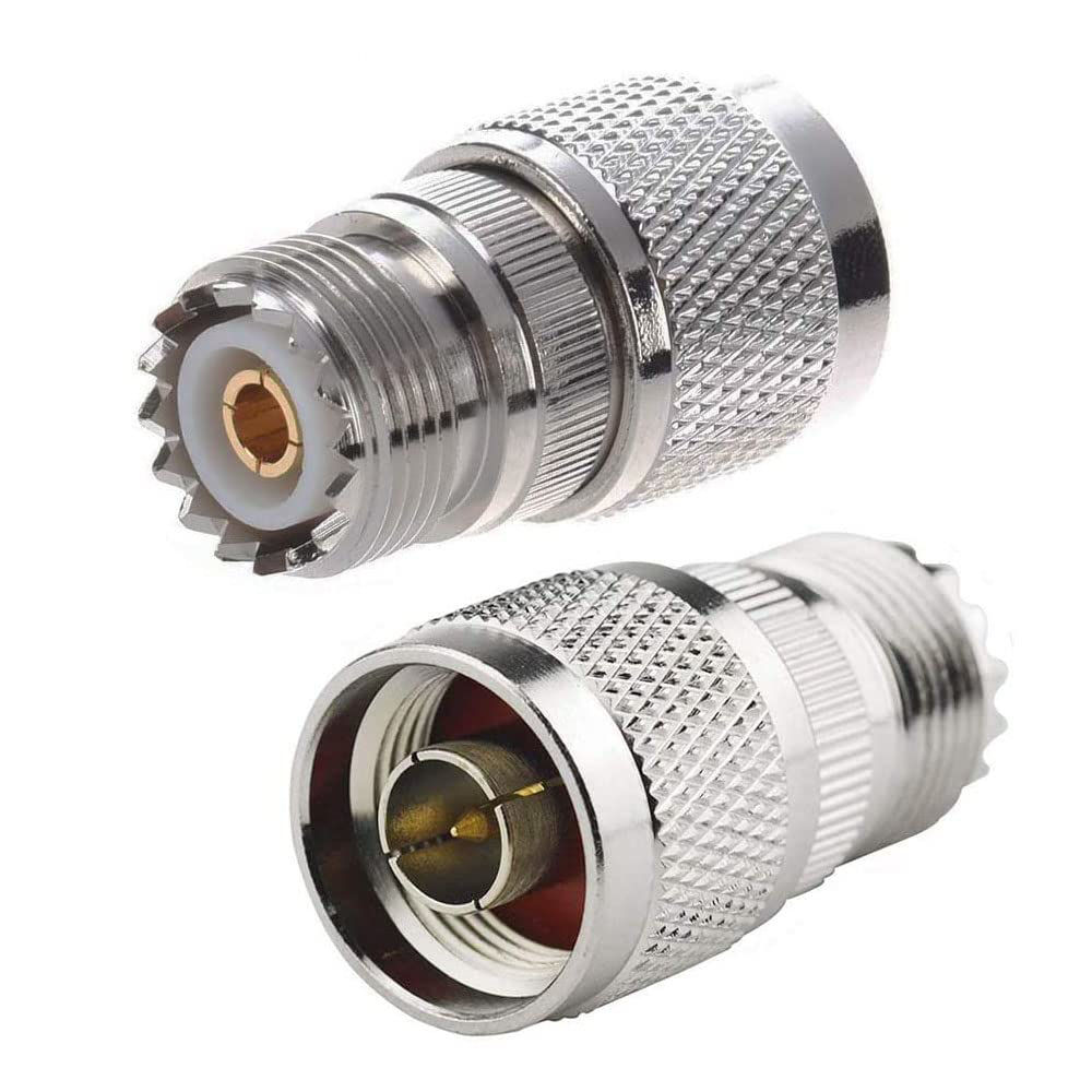 GetUSCart- TengKo RF Coaxial Coax Adapter N Male to UHF Female SO-239 ...
