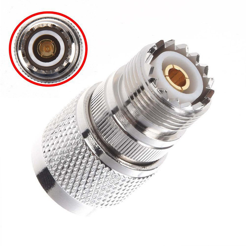 GetUSCart- TengKo RF Coaxial Coax Adapter N Male to UHF Female SO-239 ...