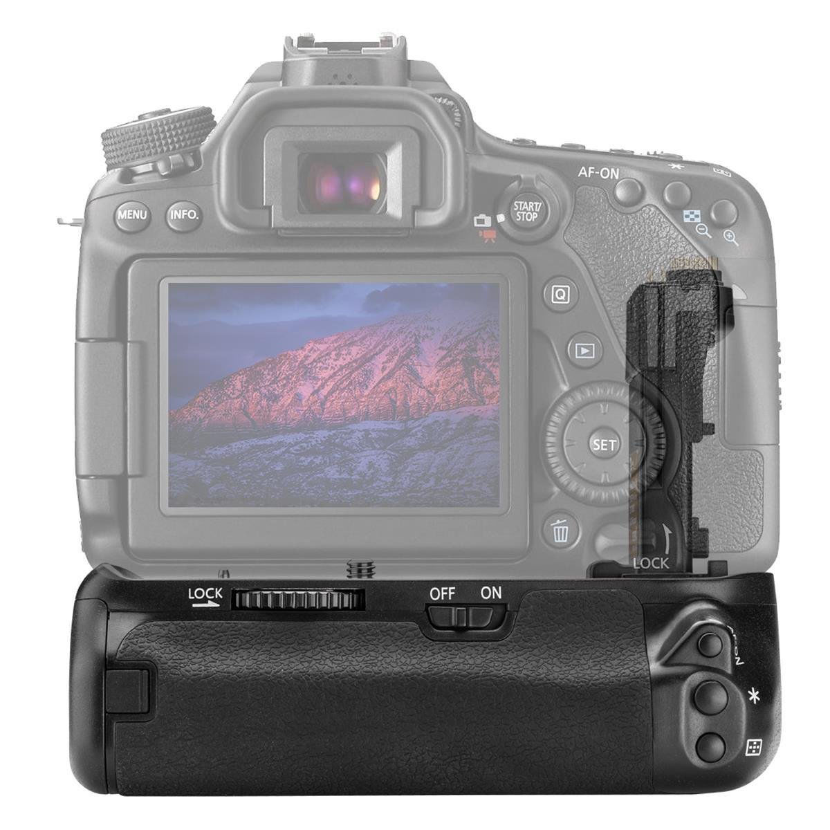 GetUSCart- Green Extreme BG-E14 Battery Grip for Canon 80D and Canon 90D DSLR Cameras