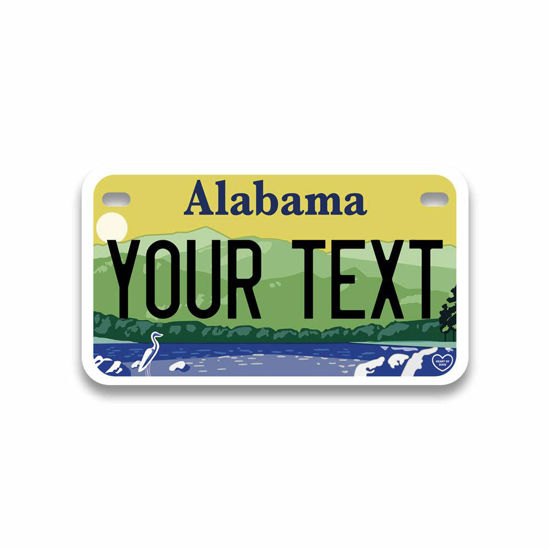 GetUSCart- Personalized Alabama License Plate | Choose from All 50 ...
