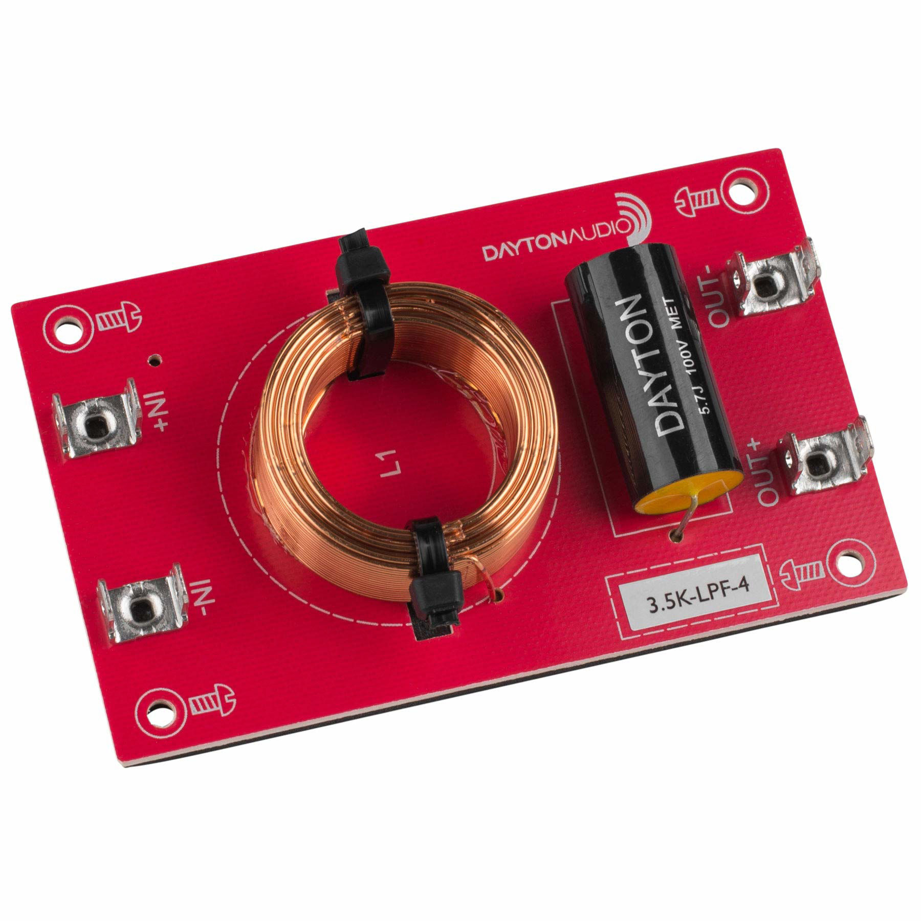 GetUSCart- Dayton Audio 3.5k-LPF-4 Low Pass Speaker Crossover 3,500 Hz ...
