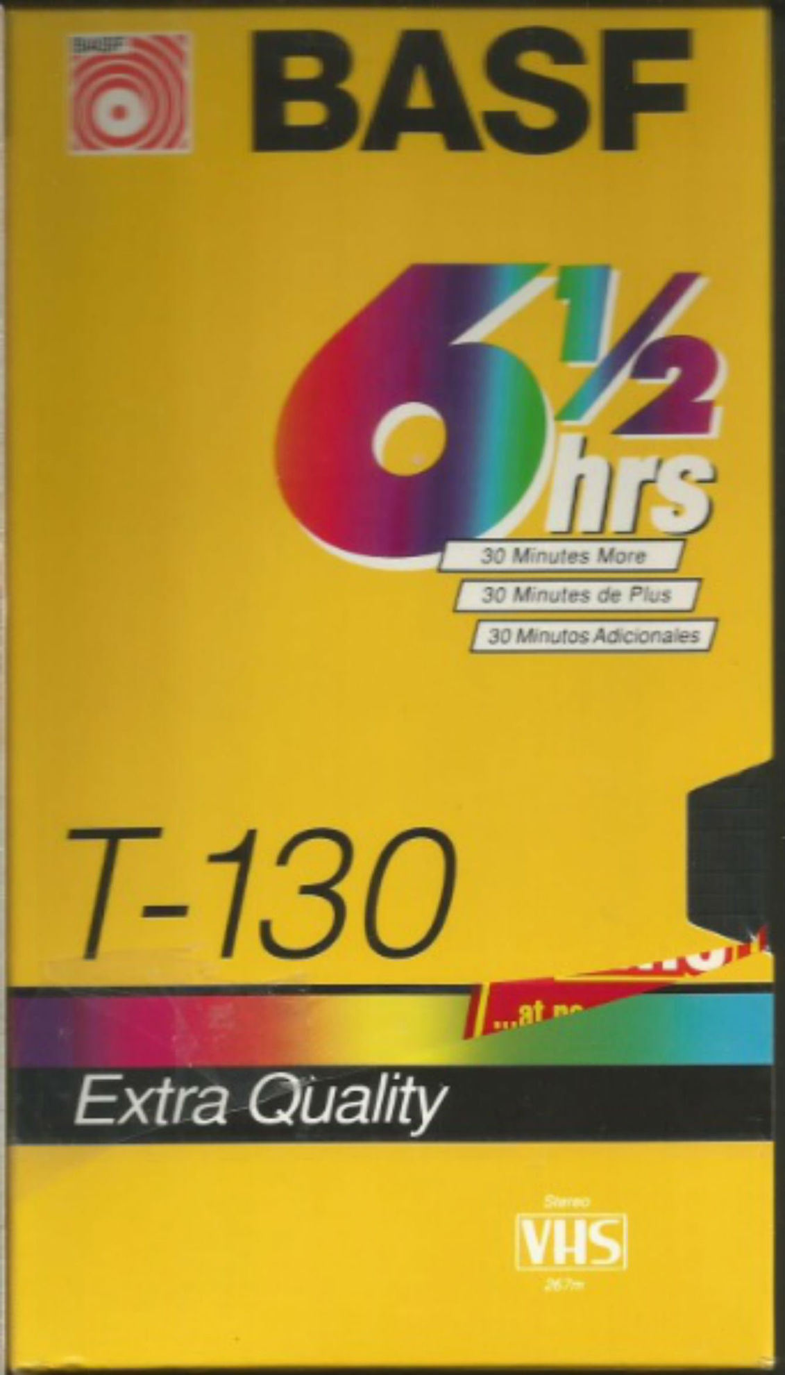 GetUSCart- BASF T-130 6 1/2 Hour Extra Quality Blank VHS Tape (Video ...