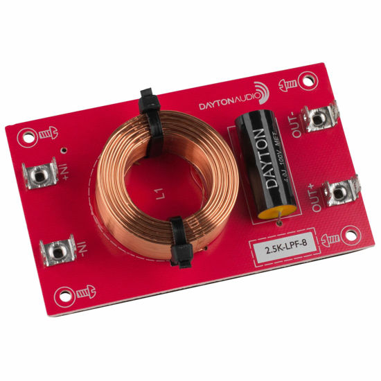 GetUSCart- Dayton Audio 2.5k-LPF-8 Low Pass Speaker Crossover 2,500 Hz ...