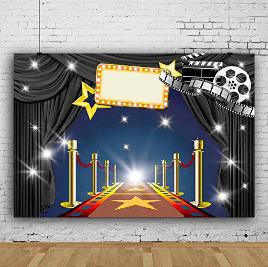 GetUSCart- AOFOTO 5x3ft Carnival Night Movie Premiere Backdrop Stars ...