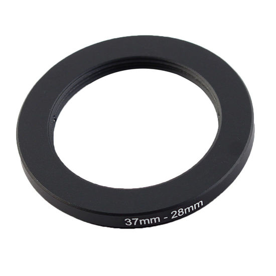 GetUSCart- uxcell 37mm-28mm 37mm to 28mm Black Ring Adapter for Camera