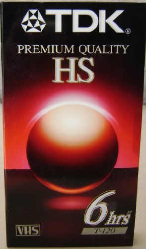 GetUSCart- TDK T120 Premium Quality HS VHS Video Cassette Tape - 6 ...