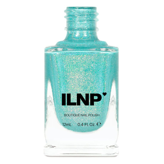 GetUSCart- ILNP Music Box - Rich Teal Blue Holographic Nail Polish
