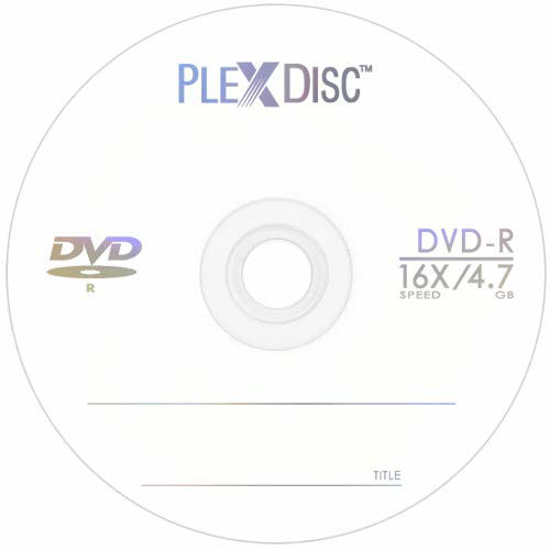 GetUSCart- PlexDisc DVD-R 4.7GB 16x Recordable Media Disc - 100 Disc ...