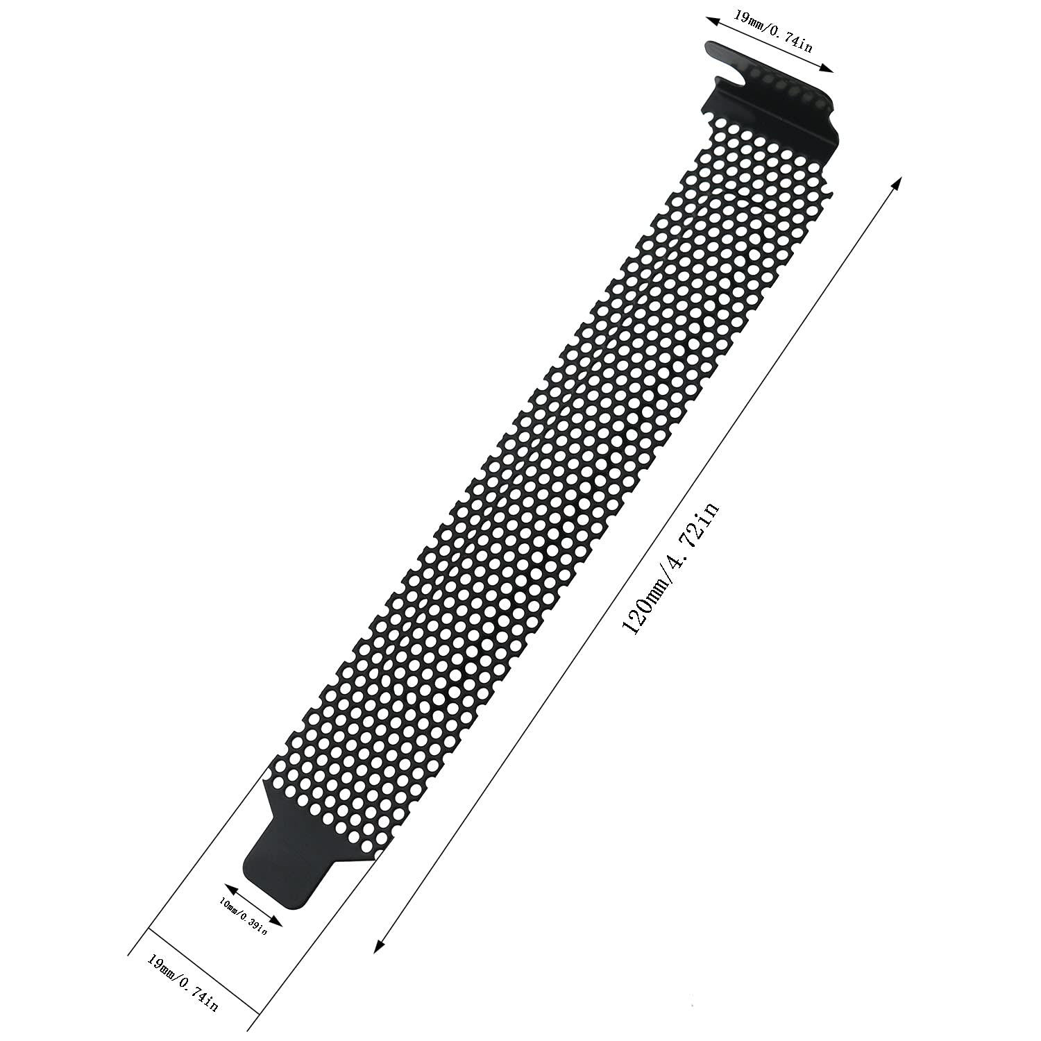 GetUSCart- Mutai PCI Slot Cover 5PCS Black PCI Bracket Vented Slot ...