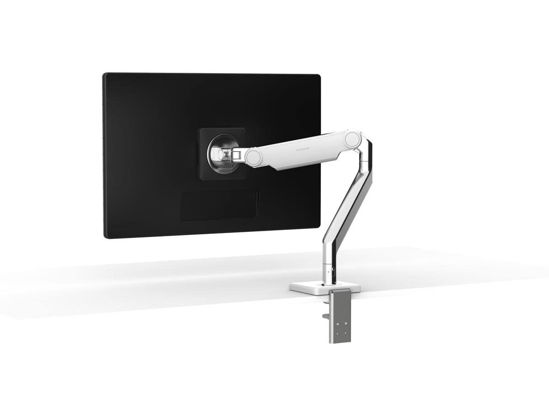 GetUSCart- Humanscale - M21CMWBTB - M2.1-Single Mtr, Clamp Mt (Alum/wht)