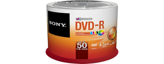 GetUSCart- Sony 50DMR47PP 50 Pack Ink-Jet Printable DVD-R Bulk Spindle
