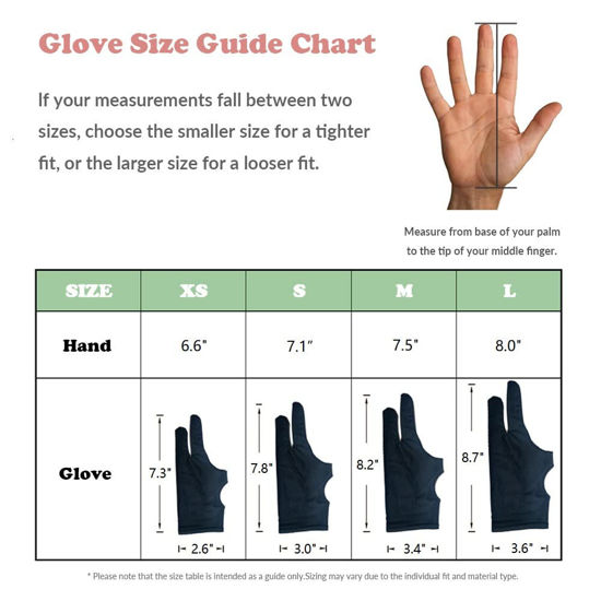 GetUSCart- Drawing Glove, 3-Layer Palm Rejection Digital Art Glove for ...