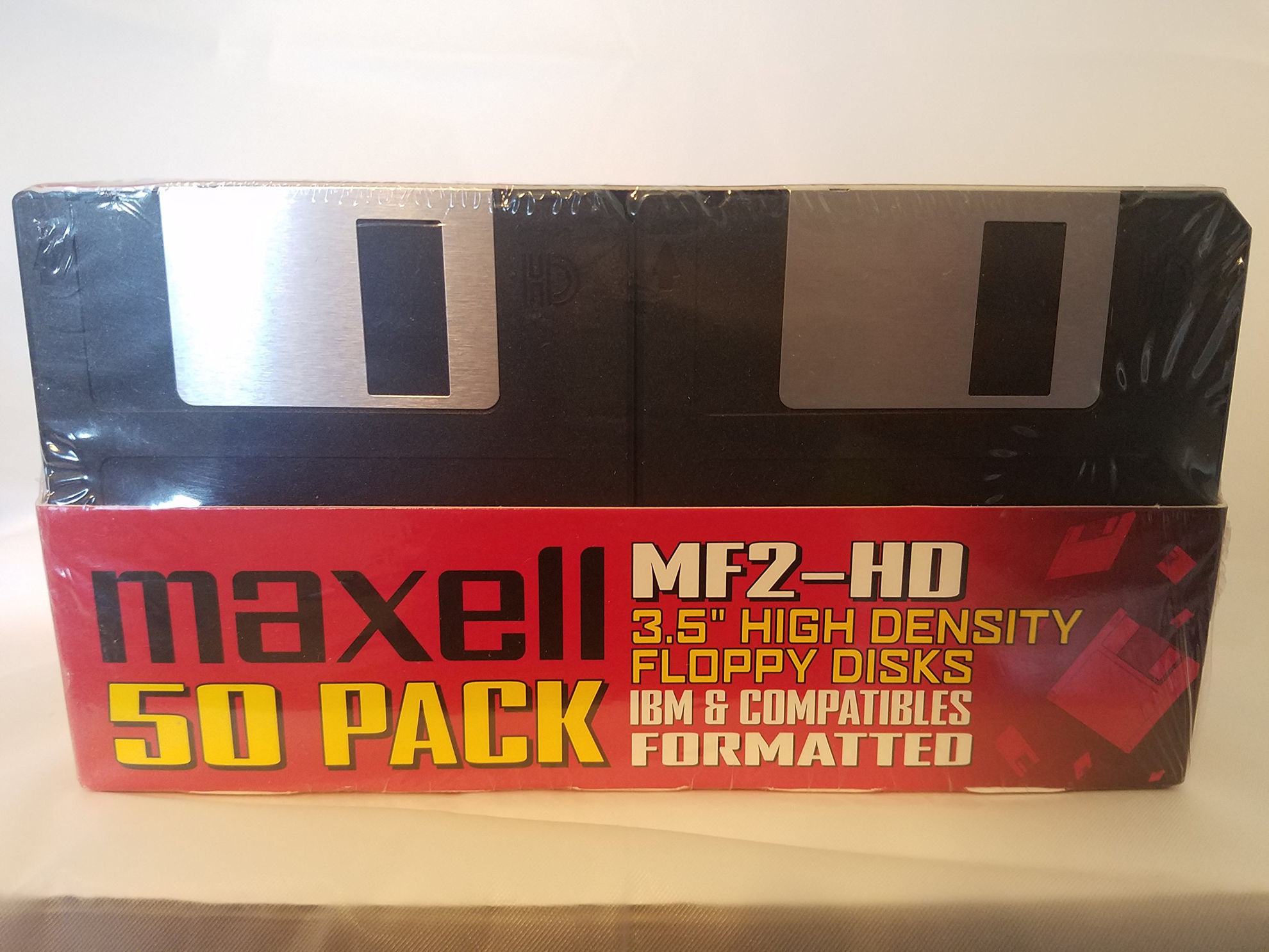 GetUSCart- Maxell 3.5IN MF2HD Pre-Formatted Floppy (50-Pack)