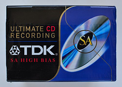 GetUSCart- TDK SA90 High Bias CD Super Avilyn Type II Audio Cassette Tapes - Pack of 10
