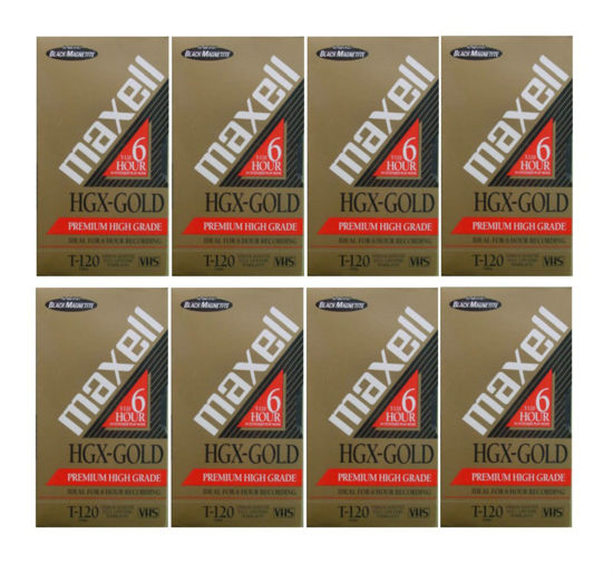 GetUSCart- Maxell HGX T-120 VHS 9-pack