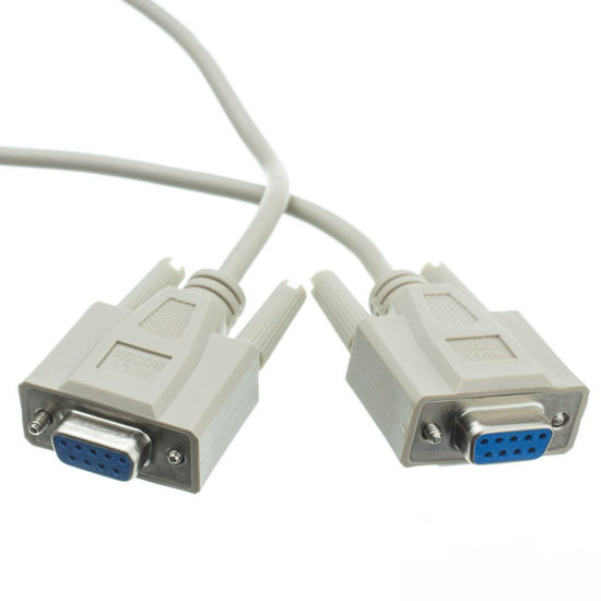 GetUSCart- Null Modem Cable, DB9 Female to DB9 Female Serial Cable, UL ...