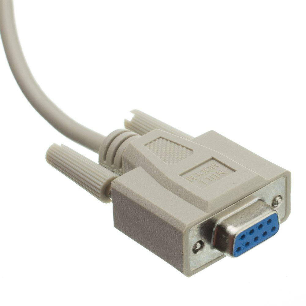 GetUSCart- Null Modem Cable, DB9 Female to DB9 Female Serial Cable, UL ...