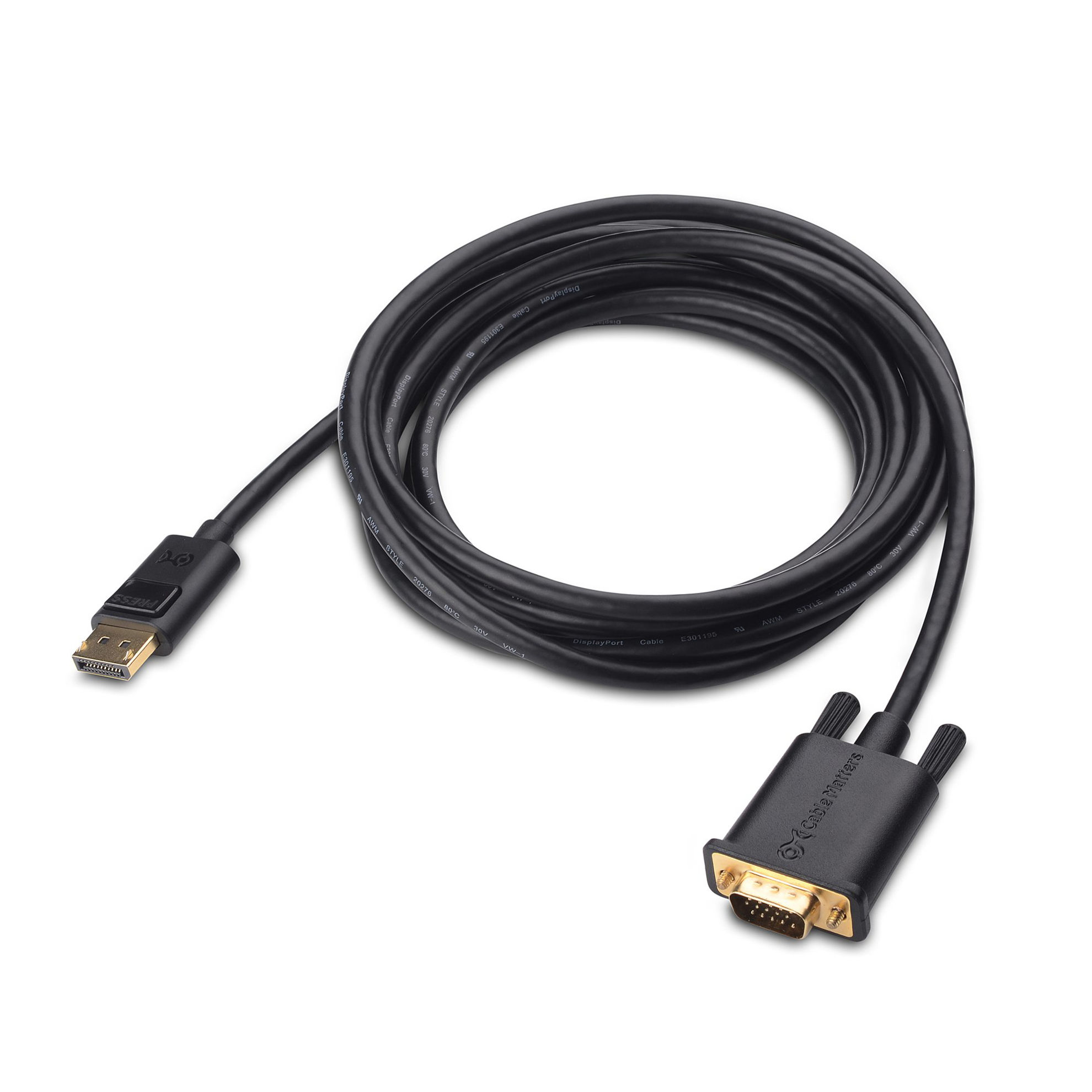 GetUSCart- Cable Matters DisplayPort to VGA Cable (DP to VGA Cable) 10 Feet