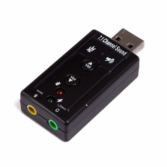 GetUSCart- Simyoung USB 7.1 Channel USB External Sound Card Audio ...