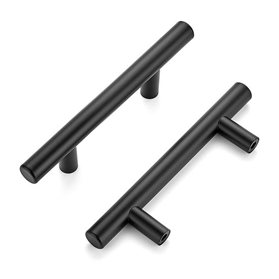 GetUSCart- Ravinte 10 Pack | 5'' Cabinet Pulls Matte Black Stainless ...