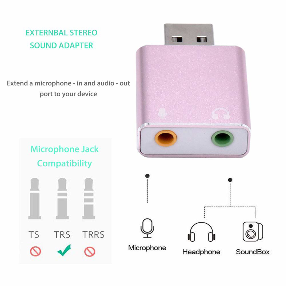 GetUSCart- ICEVEIN USB to Audio External Stereo Sound Adapter with 3 ...