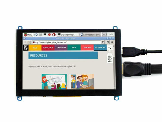 GetUSCart- 5 inch Capacitive Touch Screen TFT LCD Display 800x480 HDMI ...