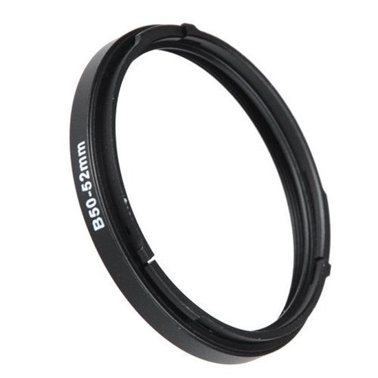 GetUSCart- Fotodiox Bayonet 50 B50-52mm Step Up Filter Adapter Ring for ...