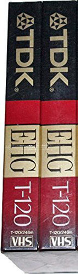 GetUSCart- TDK Blank VHS Video Tapes E-HG Extra High Grade Sound ...
