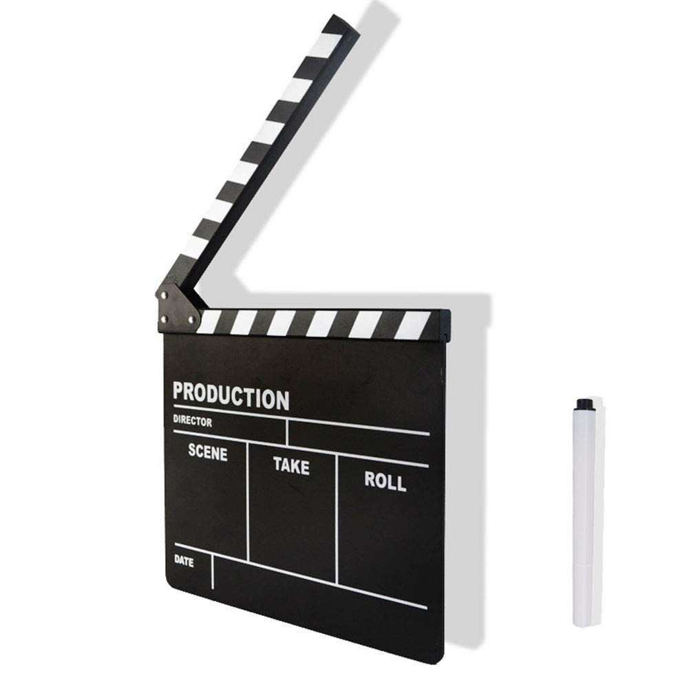 GetUSCart- Movie Film Clap Board, Acrylic Director Cut Action Scene ...