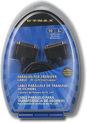 GetUSCart- Dynex 10 Parallel File Transfer Cable