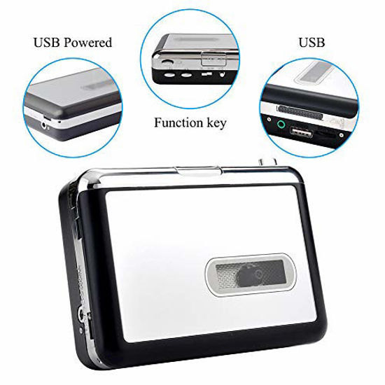 GetUSCart- Cassette Converter,Cassette Tape Player Record Tape to MP3 ...